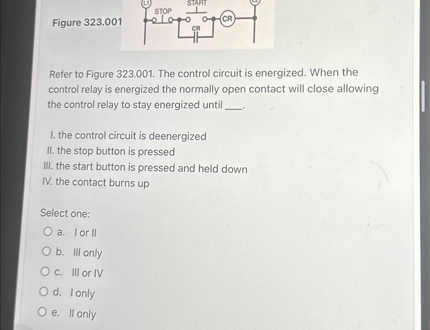 Solved Figure 323.001Refer to Figure 323.001. ﻿The control | Chegg.com