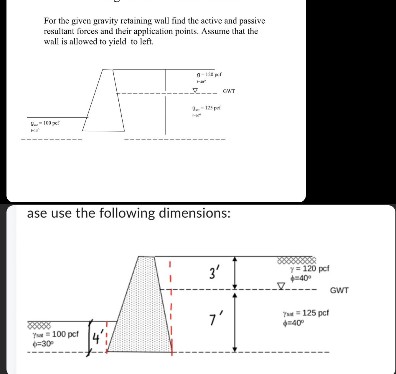 ase use the following dimensions: | Chegg.com