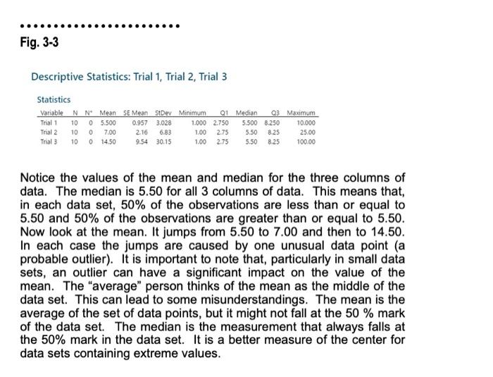 Chapter 3: Measures of Central Tendency and Variation | Chegg.com