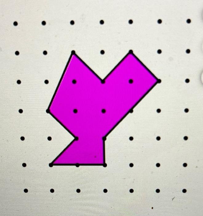 Solved Find the area of this lattice polygon shown. The area | Chegg.com