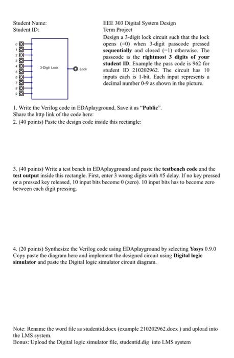 Solved Student Name: Student ID: 0 O 10 2 O 3 O 4 O 5 O 6 O | Chegg.com