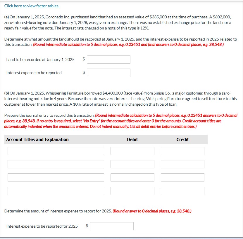 Solved Click here to view factor tables. (a) ﻿On January | Chegg.com