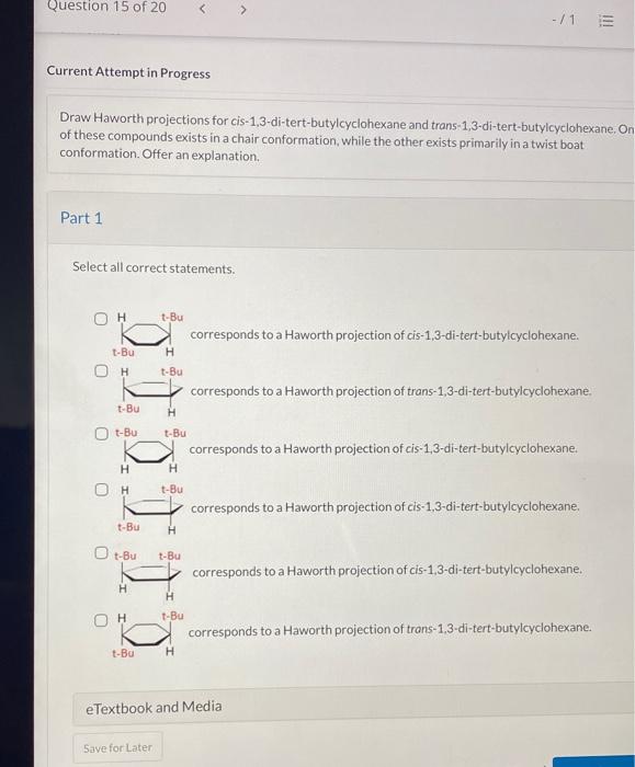 Solved Current Attempt in Progress Draw Haworth projections | Chegg.com