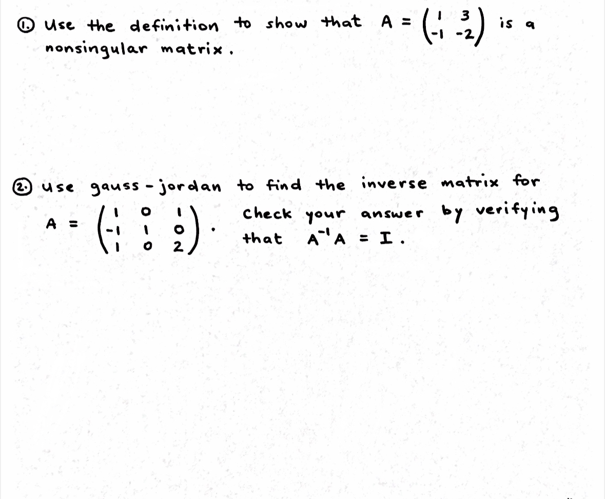 Solved (1) ﻿Use the definition to show that | Chegg.com