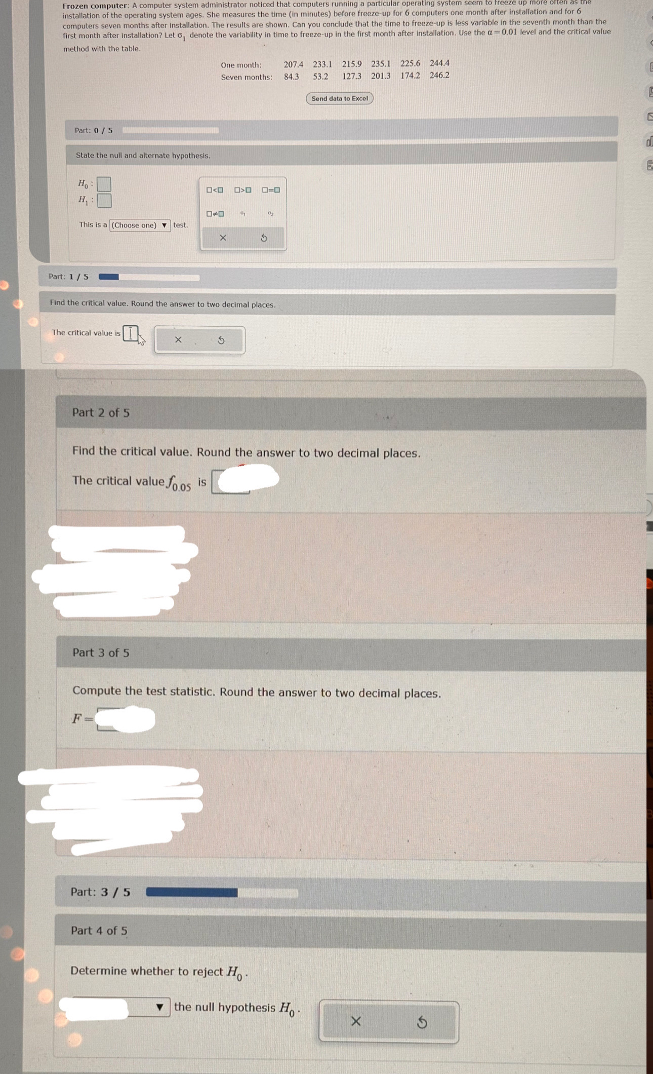 Solved Frozen computer: A computer system administrator | Chegg.com