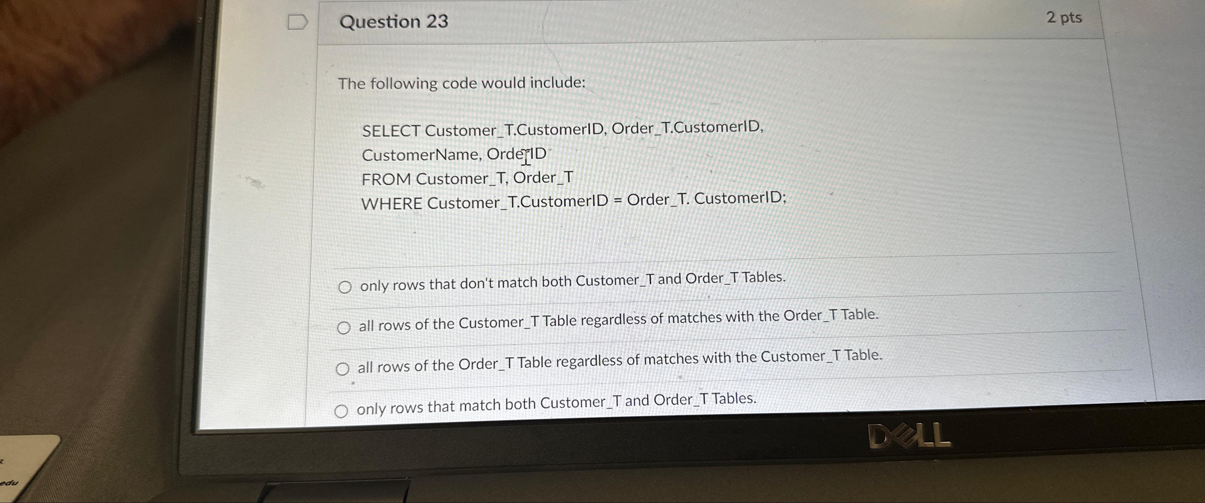 Solved Question 232 ﻿ptsThe following code would | Chegg.com