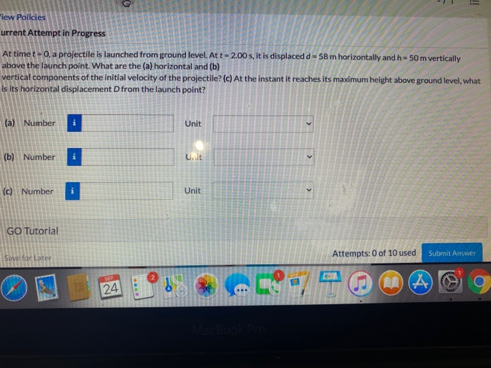 Solved = "iew Policies Current Attempt in Progress At | Chegg.com