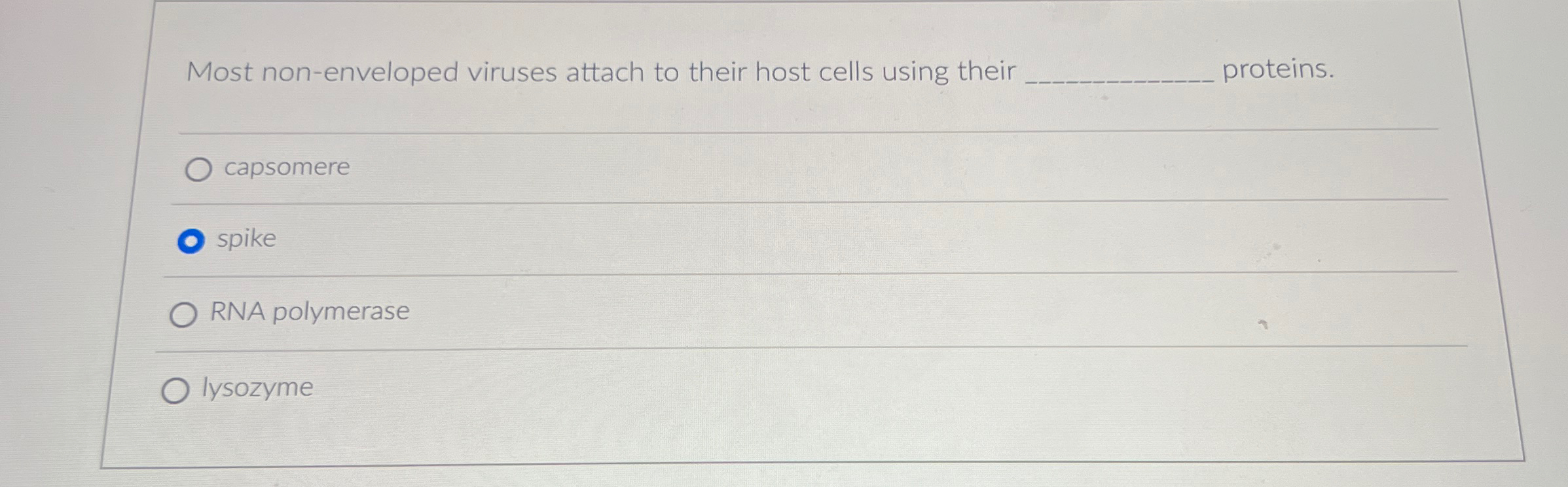 Solved Most non-enveloped viruses attach to their host cells | Chegg.com