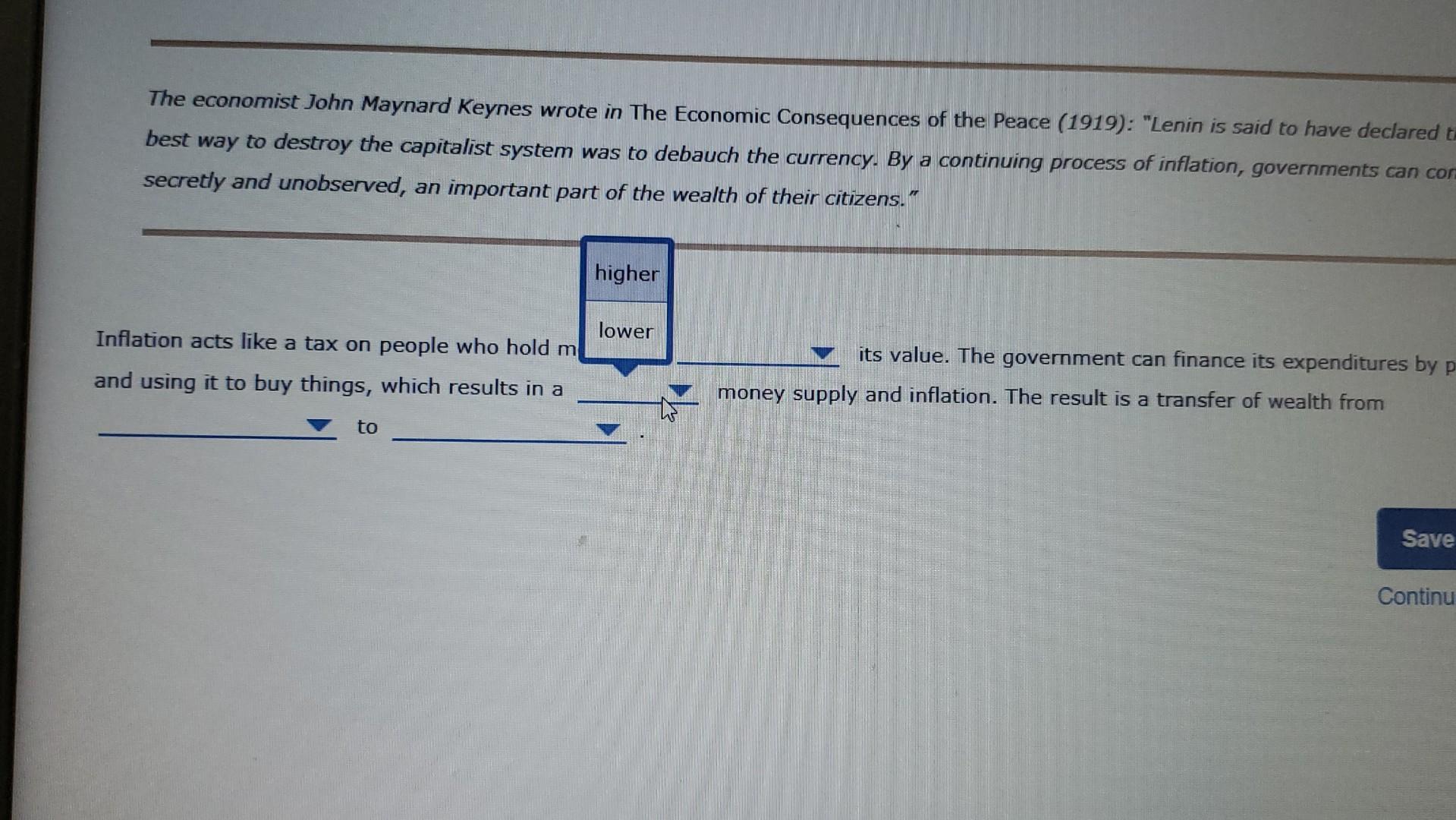 Solved 10. Problems and Applications Q4 The economist John | Chegg.com