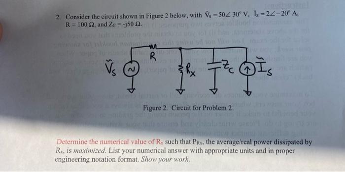 Solved 2. Consider the circuit shown in Figure 2 below, with | Chegg.com