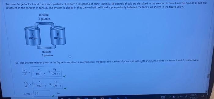 Solved Two very large tanks A and B are each partially | Chegg.com