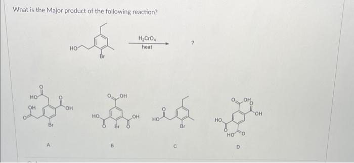Solved What is the Major product of the following reaction? | Chegg.com