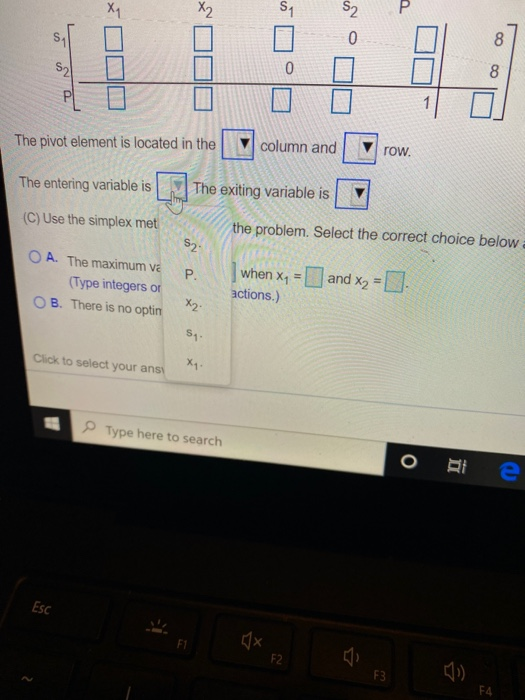 Solved P-20x, +2 (A) Using slack variables, determine the | Chegg.com