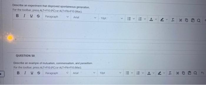 Solved Describe an experiment that disproved spontaneous | Chegg.com