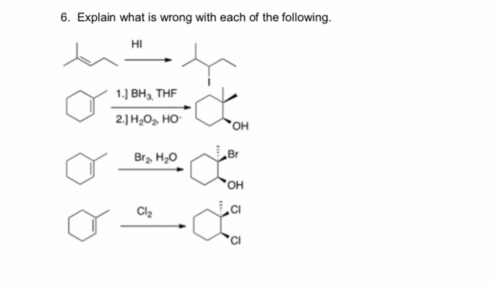 Solved 6. Explain what is wrong with each of the following. | Chegg.com