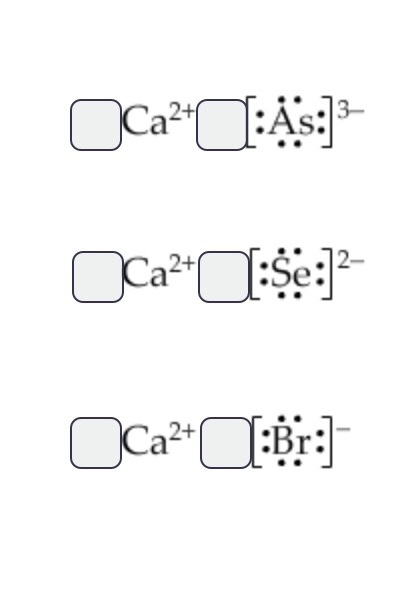 Solved Balance the following ionic lewis structures by | Chegg.com