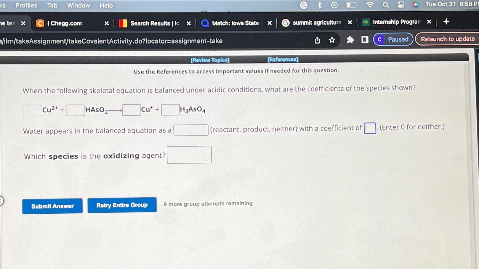 Solved [Roviow Topies][Roforences]Use the References to | Chegg.com | Chegg.com