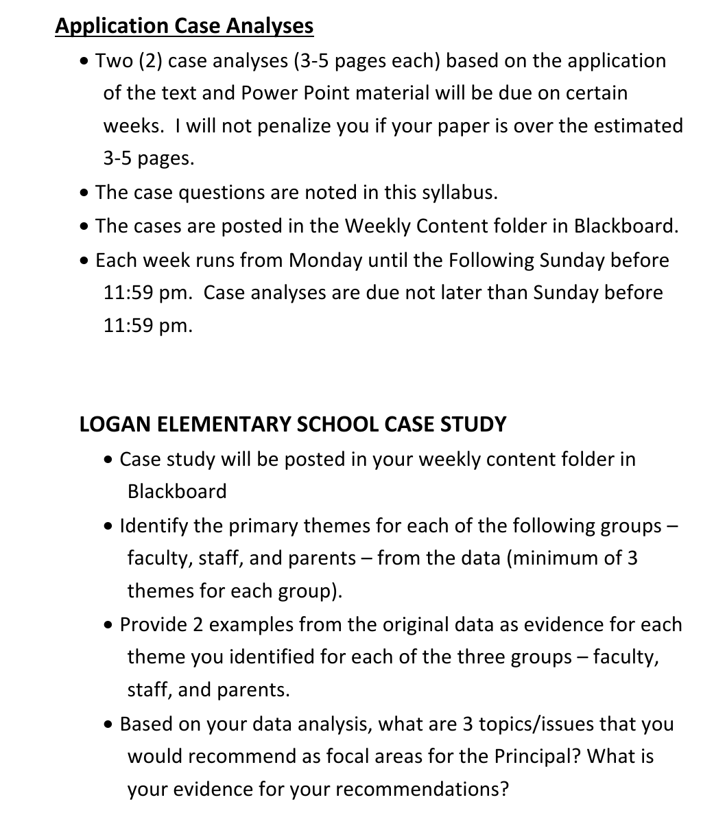 Case Study 3: Sorting Through the Data From Logan | Chegg.com