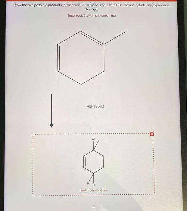 Solved Draw the two possible products formed when this diene | Chegg.com Solved Draw the two possible products formed when this diene | Chegg.com