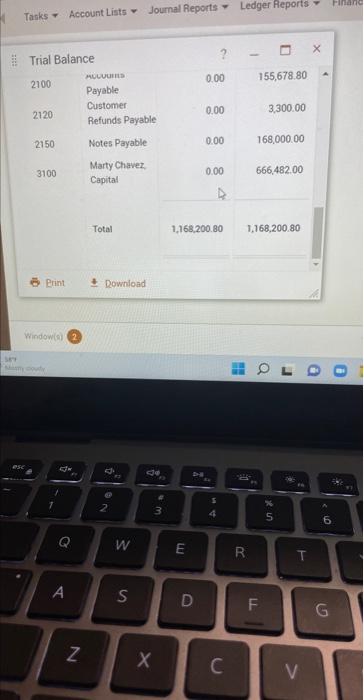 In the General Ledger module, the Tasks menu includes | Chegg.com
