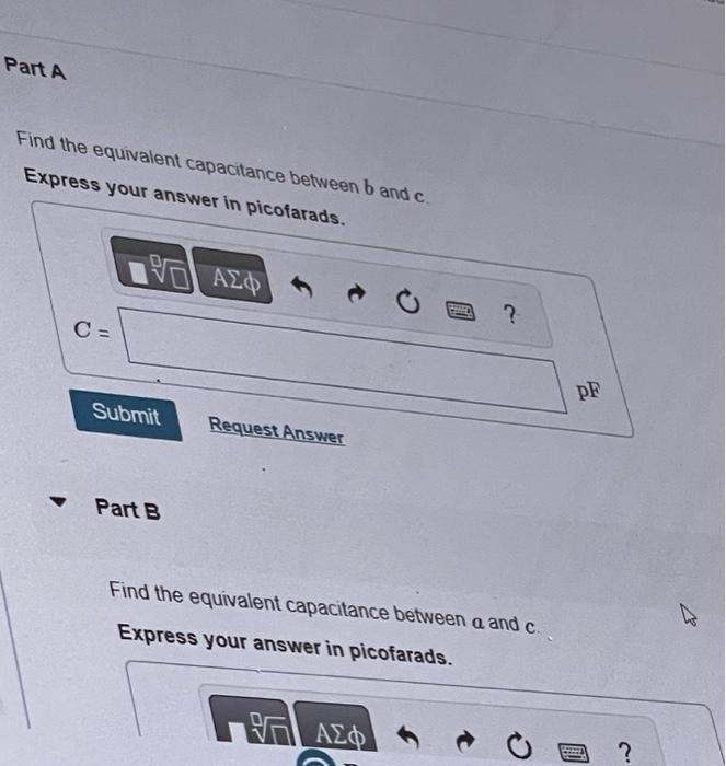 Solved (Figure 1) shows a system of capacitors in which | Chegg.com