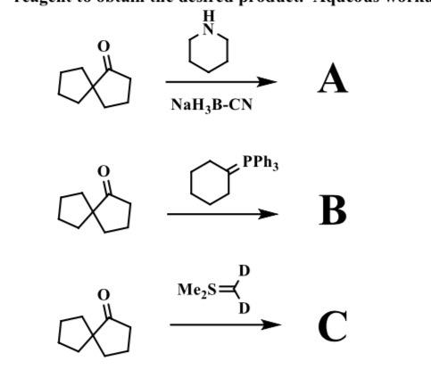 Solved H NaH3B-CN Me₂S PPh3 D D A B C | Chegg.com