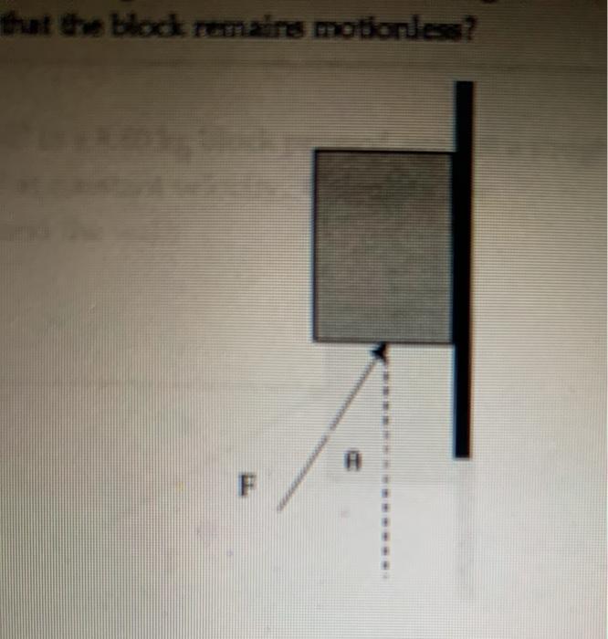Solved A 125 kg block is initially at rest on a horizontal | Chegg.com