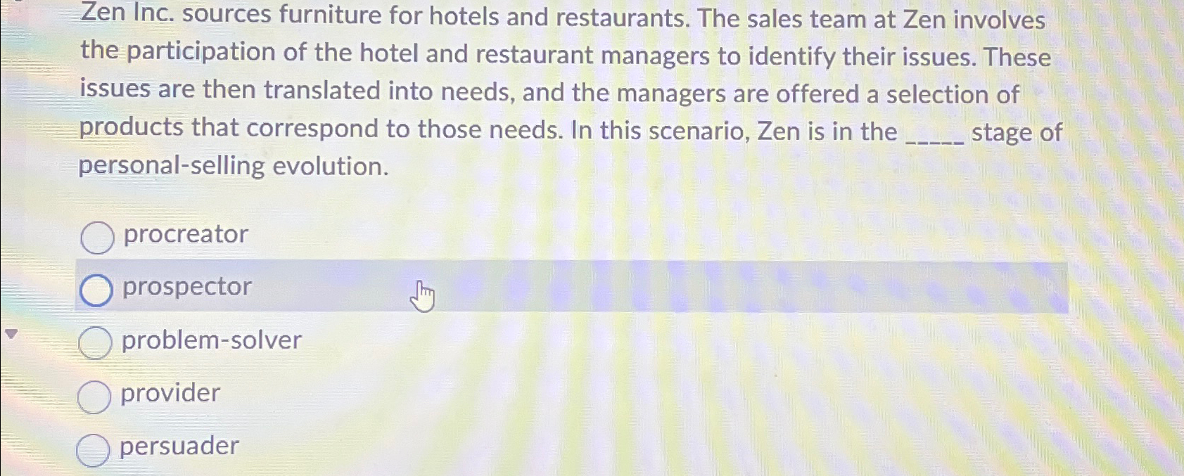 Solved Zen Inc. sources furniture for hotels and | Chegg.com