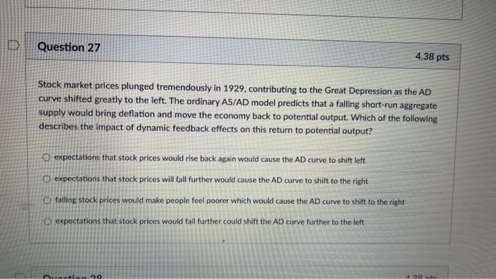 Solved 4.38 pts LAS SAS Price Level SAS SAS AD AD AD Red | Chegg.com