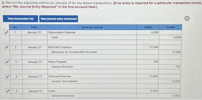 Solved please help me out, i think i have the first journal | Chegg.com