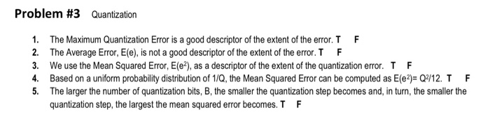 Solved Problem 3 Quantization 1 The Maximum Quantization