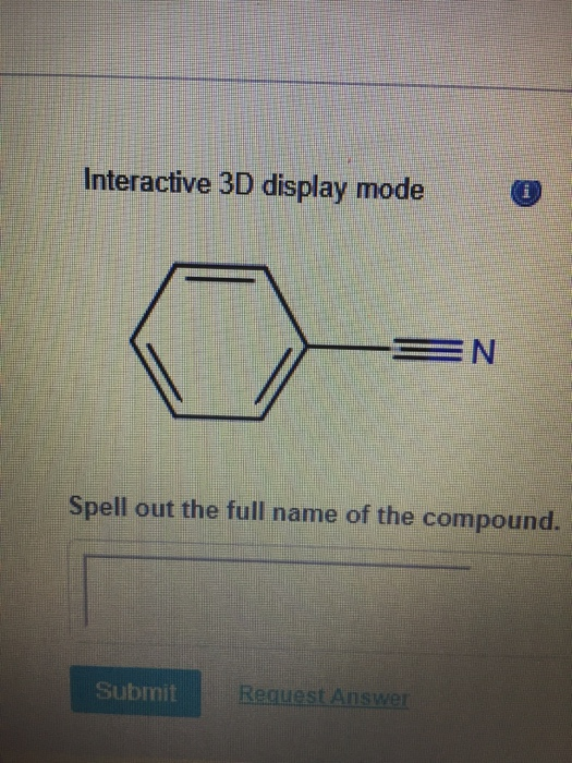 Solved Interactive 3D display mode @ 0 H,с- CH3 Spell out | Chegg.com