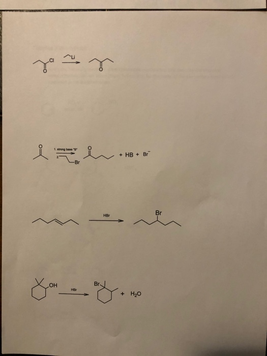 Solved 2. The following chemical transformations involve | Chegg.com