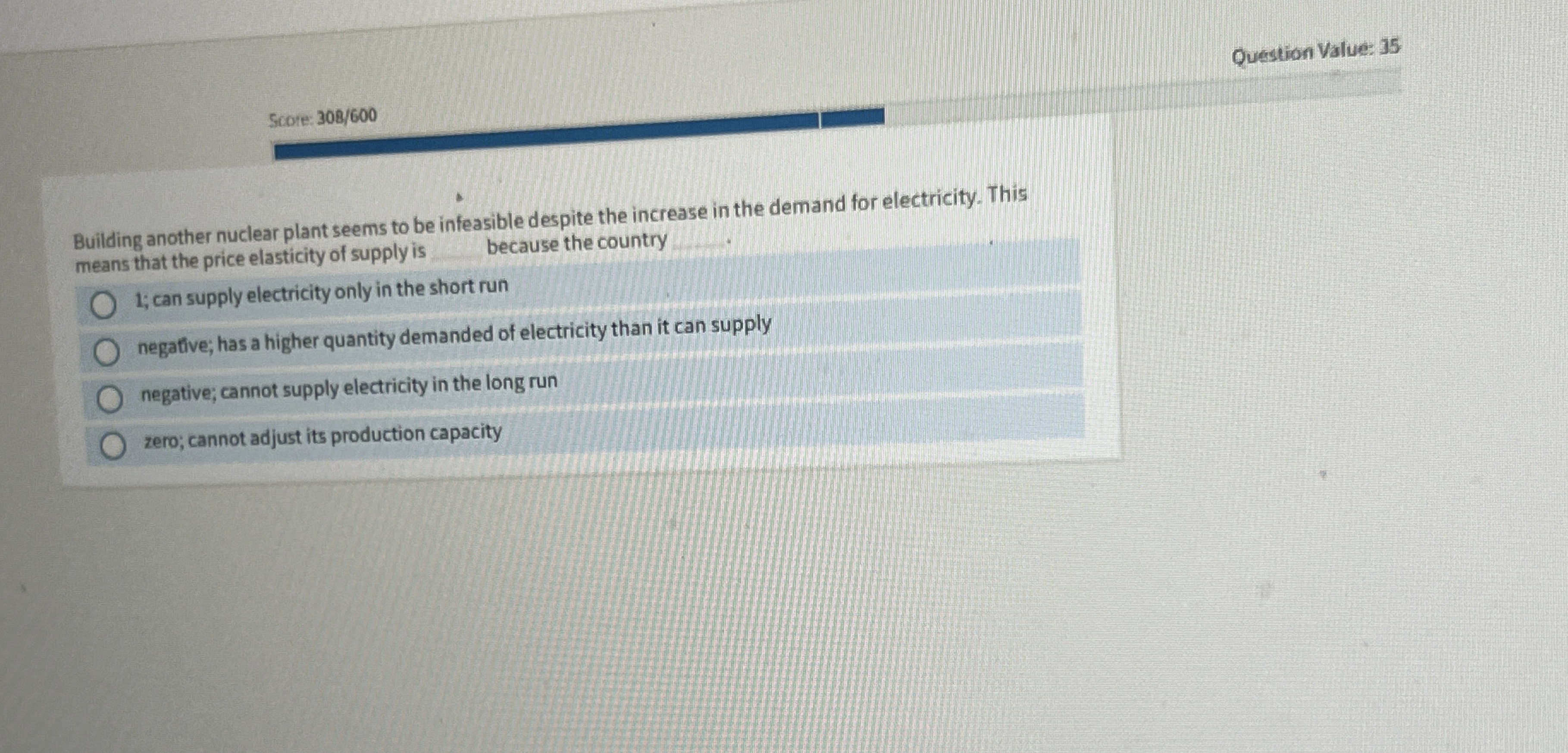 Solved Question Value: 35Score: 308600Building another | Chegg.com