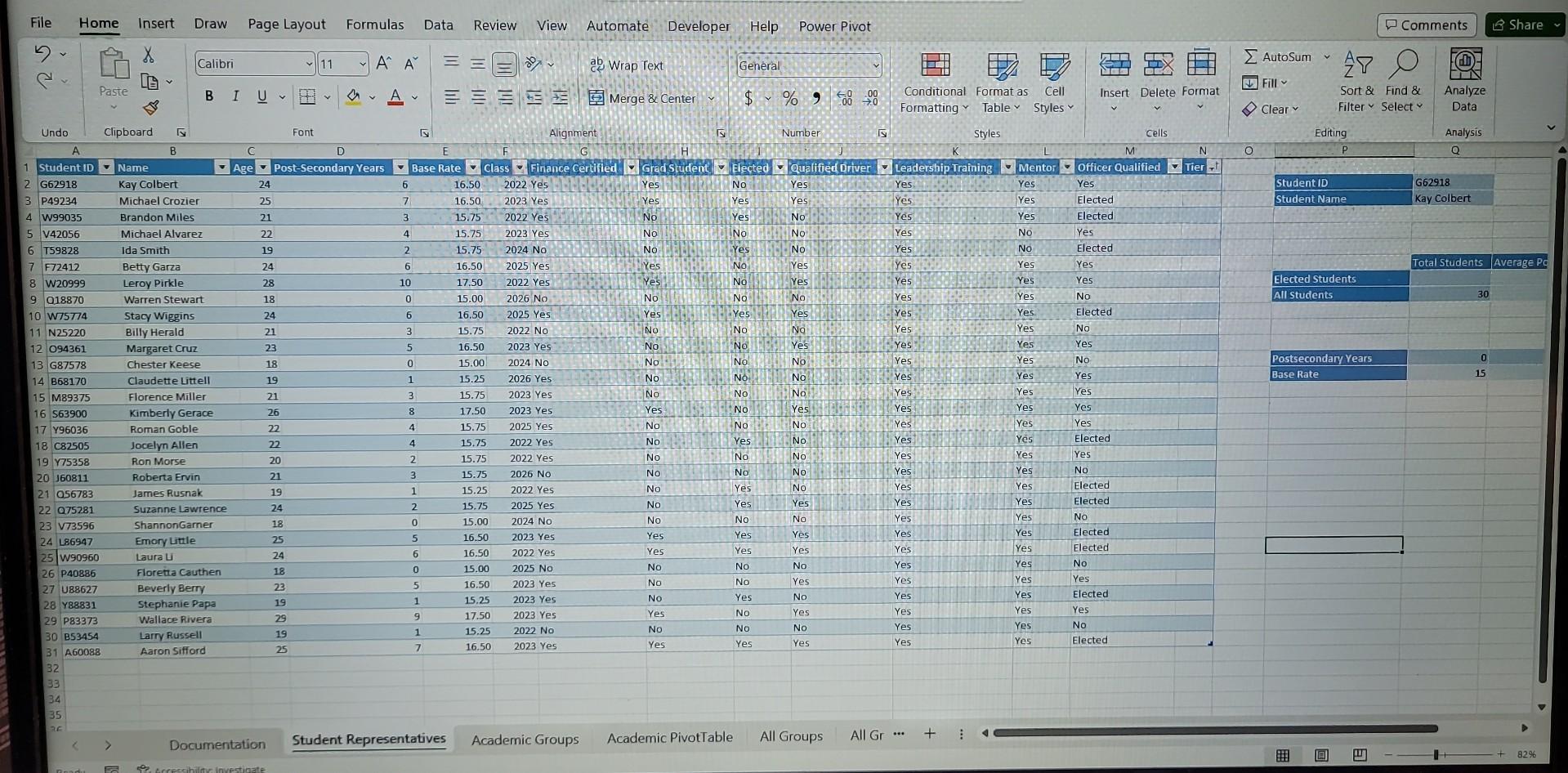 7. In cell N2, enter a formula using the IF function | Chegg.com