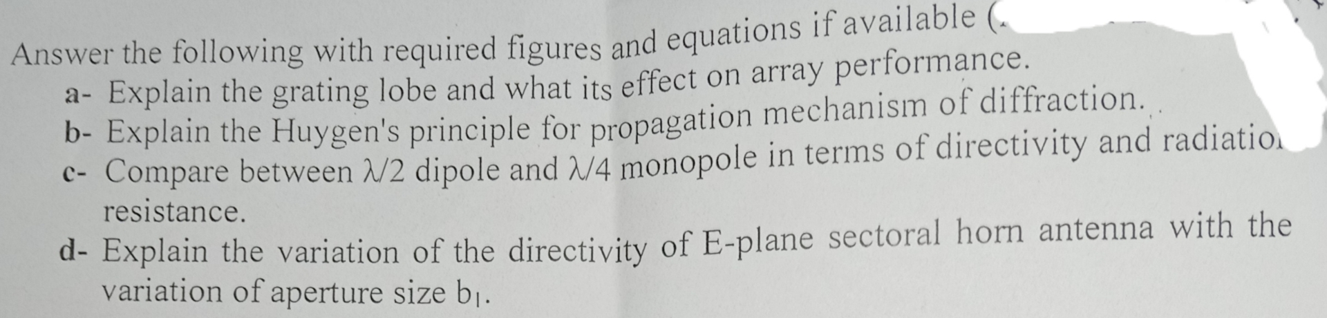 Solved Answer the following with required figures and | Chegg.com