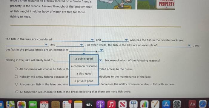 Solved 5. Common resources versus private goods Outdoors | Chegg.com