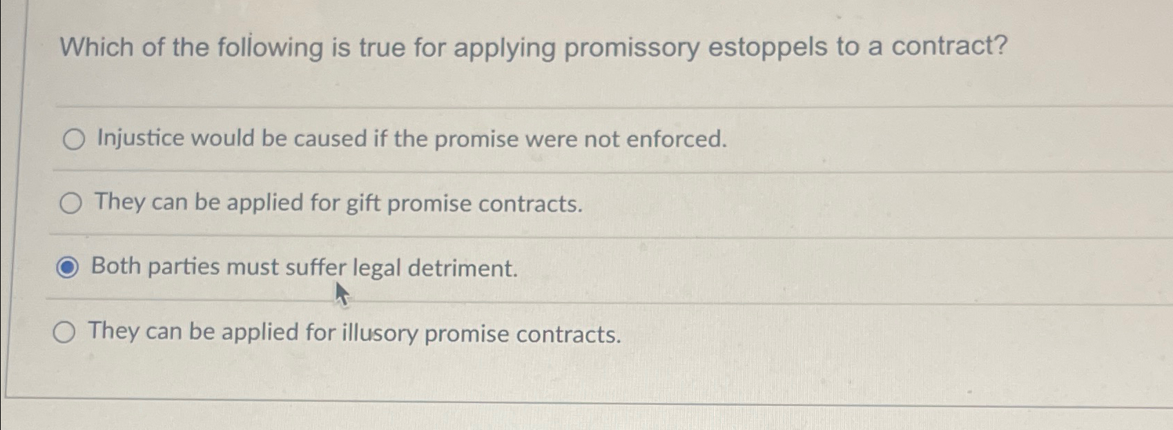 Solved Which of the following is true for applying | Chegg.com