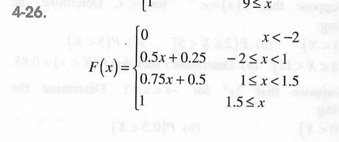 Solved Determine the probability density function for each | Chegg.com