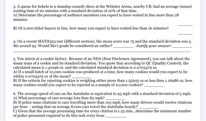 Solved 3. A queue for tickets to a standup comedy show at | Chegg.com