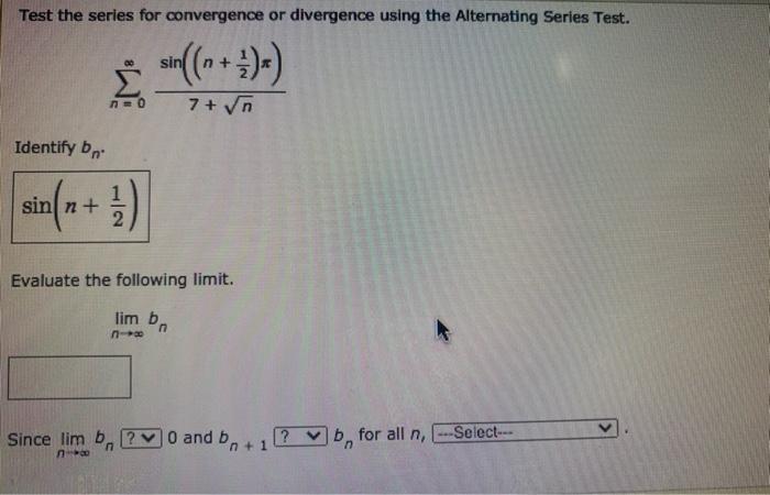 Solved Test the series for convergence or divergence using | Chegg.com Solved Test the series for convergence or divergence using | Chegg.com