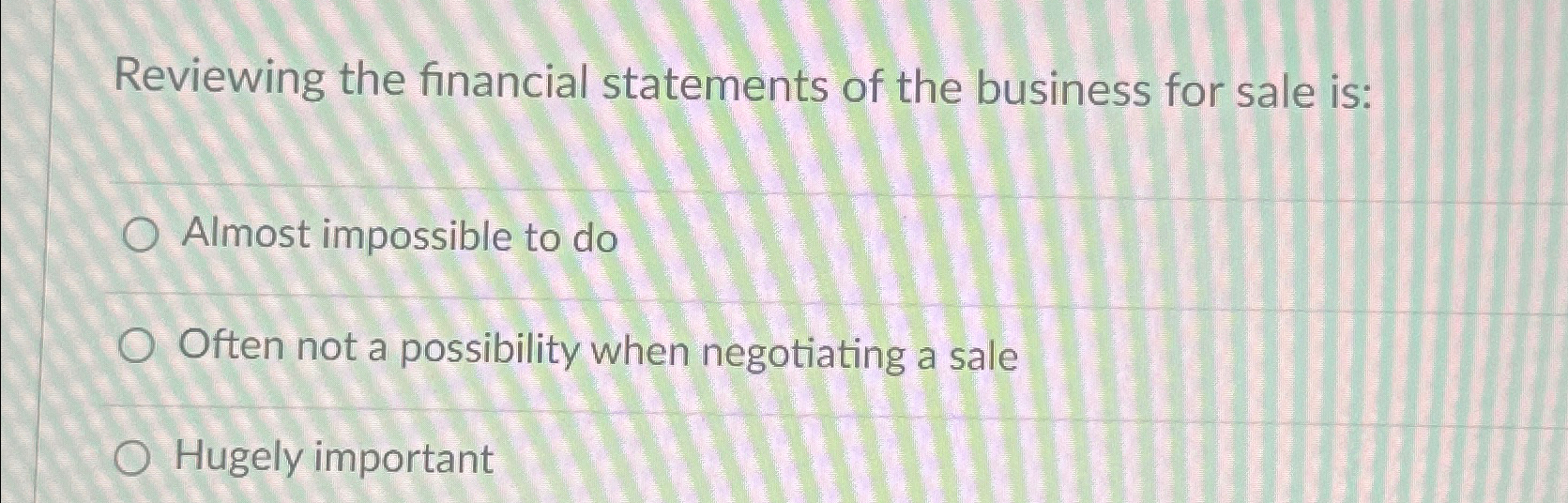 Solved Reviewing the financial statements of the business | Chegg.com