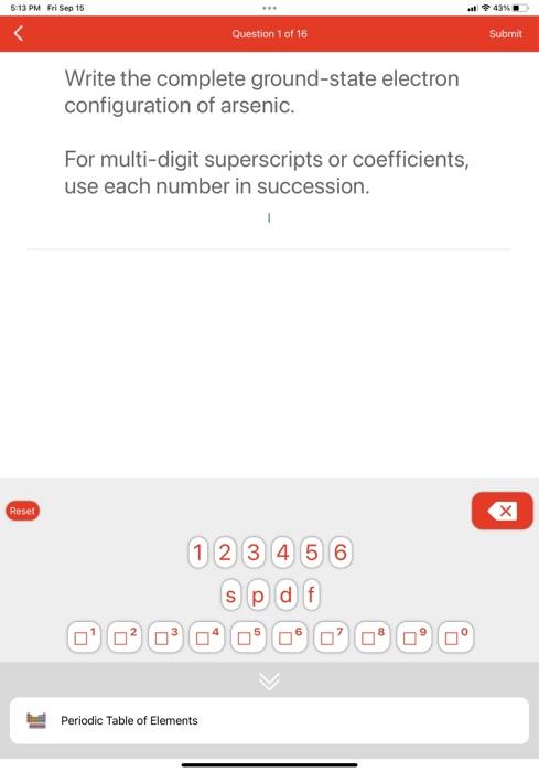 Solved Write the complete ground-state electron | Chegg.com