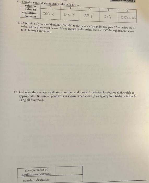 Solved 1. 1 etermine if you should use the "3s rule" to | Chegg.com