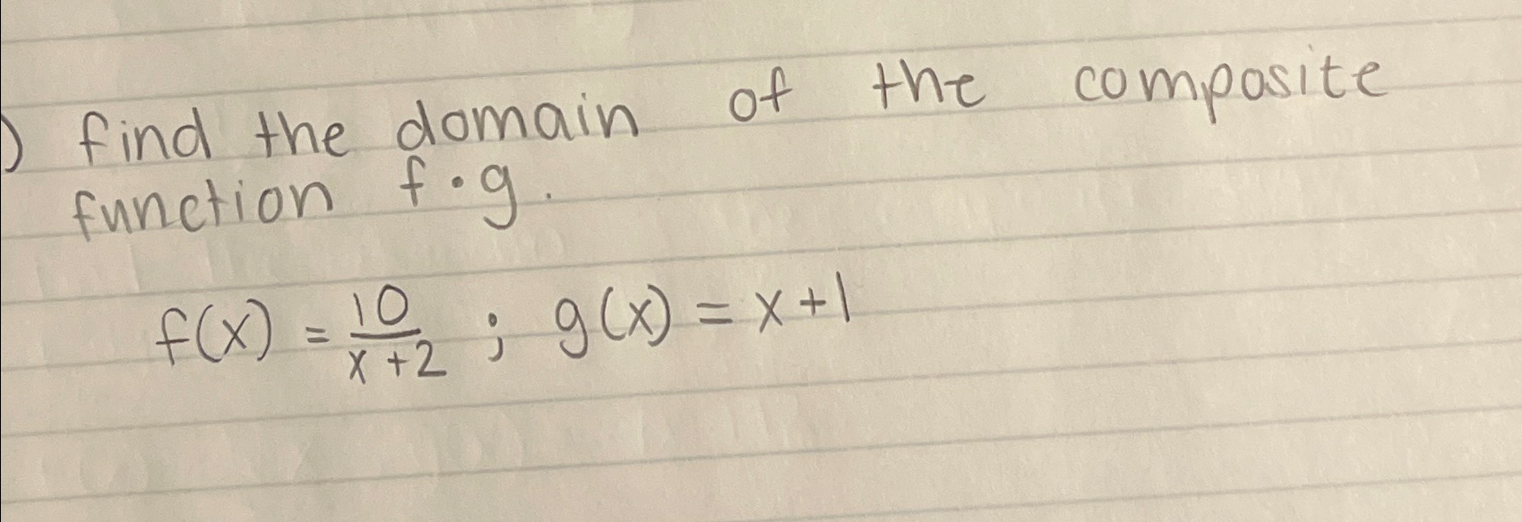 Solved find the domain of the composite function | Chegg.com