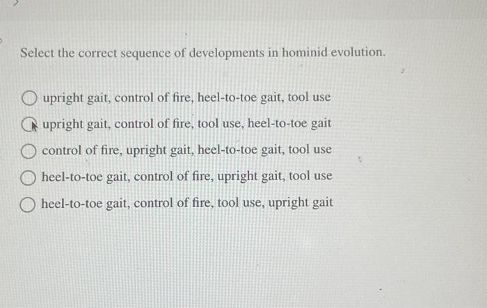 Solved Select the correct sequence of developments in | Chegg.com