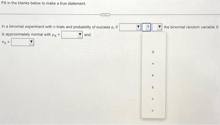 Solved Fill in the blanks below to make a true | Chegg.com