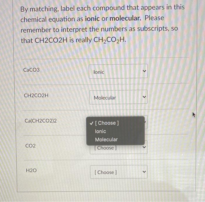 Solved By matching, label each compound that appears in this | Chegg.com