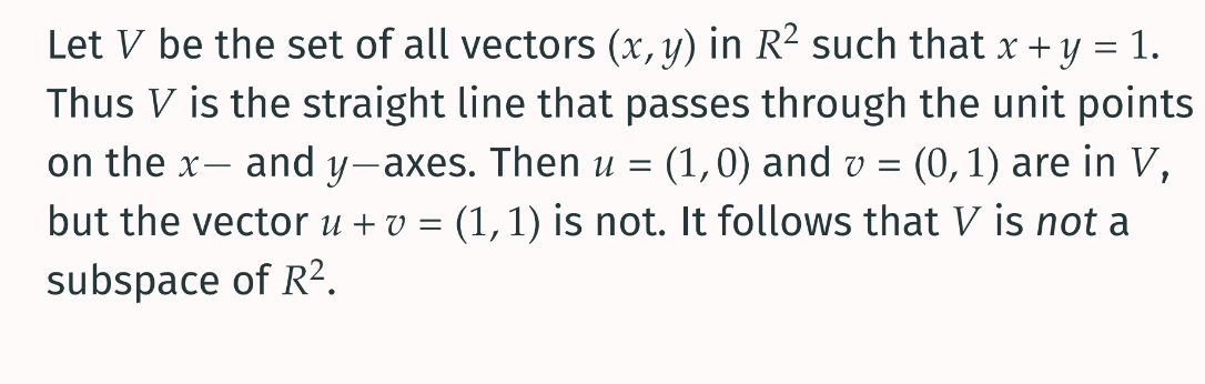 Solved Let V ﻿be the set of all vectors (x,y) ﻿in R2 ﻿such | Chegg.com