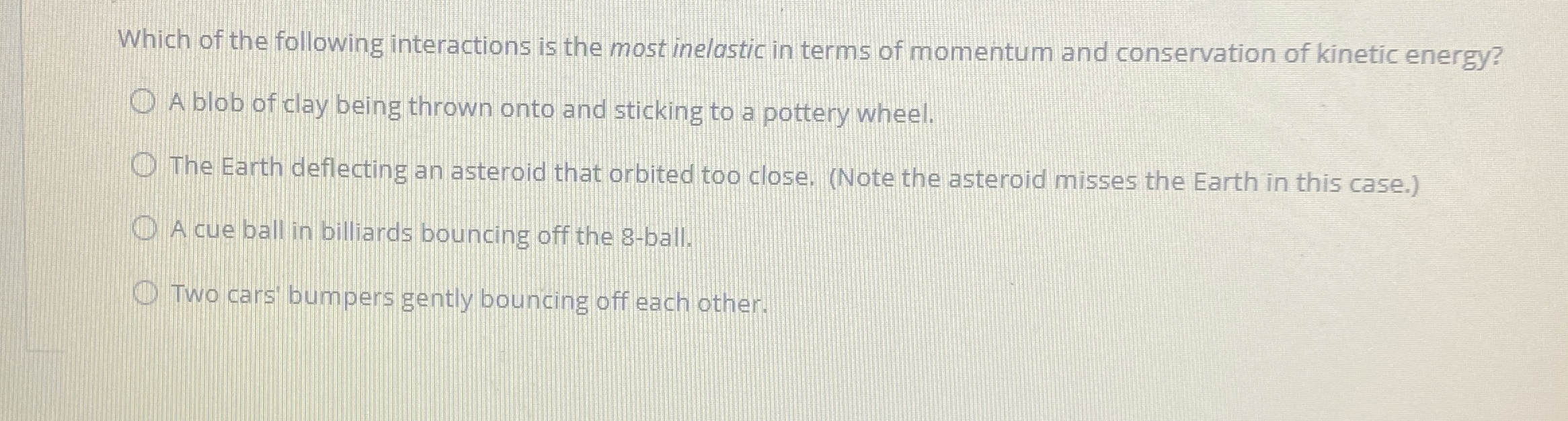 Solved Which of the following interactions is the most | Chegg.com